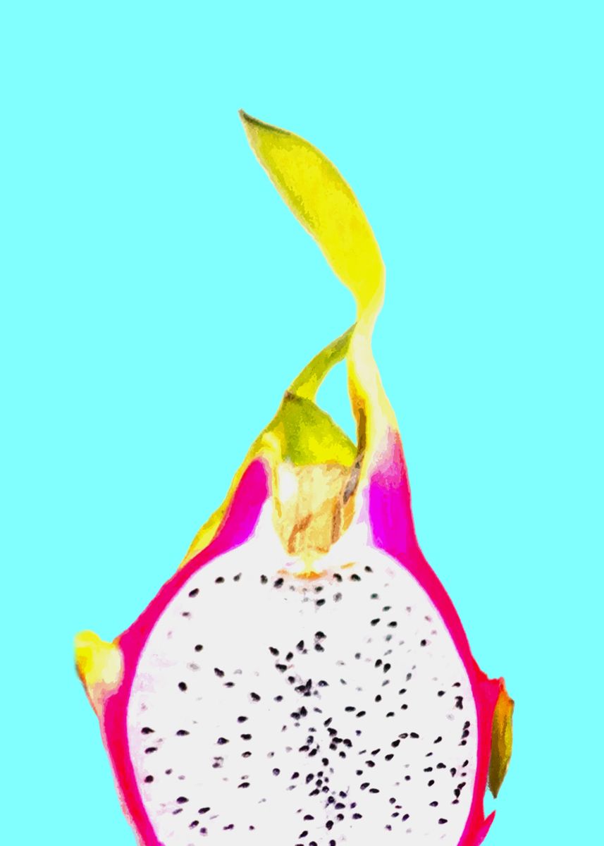 'Dragon Fruit' Poster by Alemi Prints | Displate