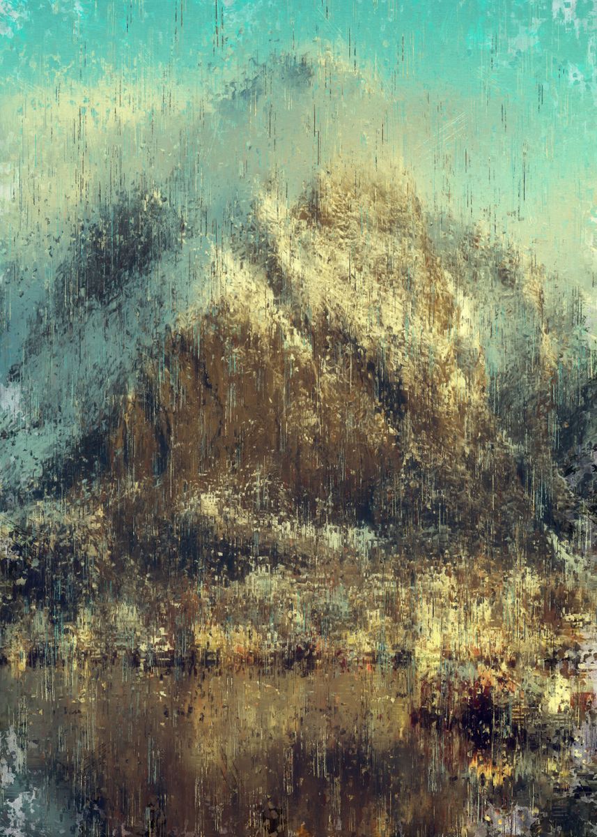 'Mountain View' Poster by Benjamin Cremer | Displate