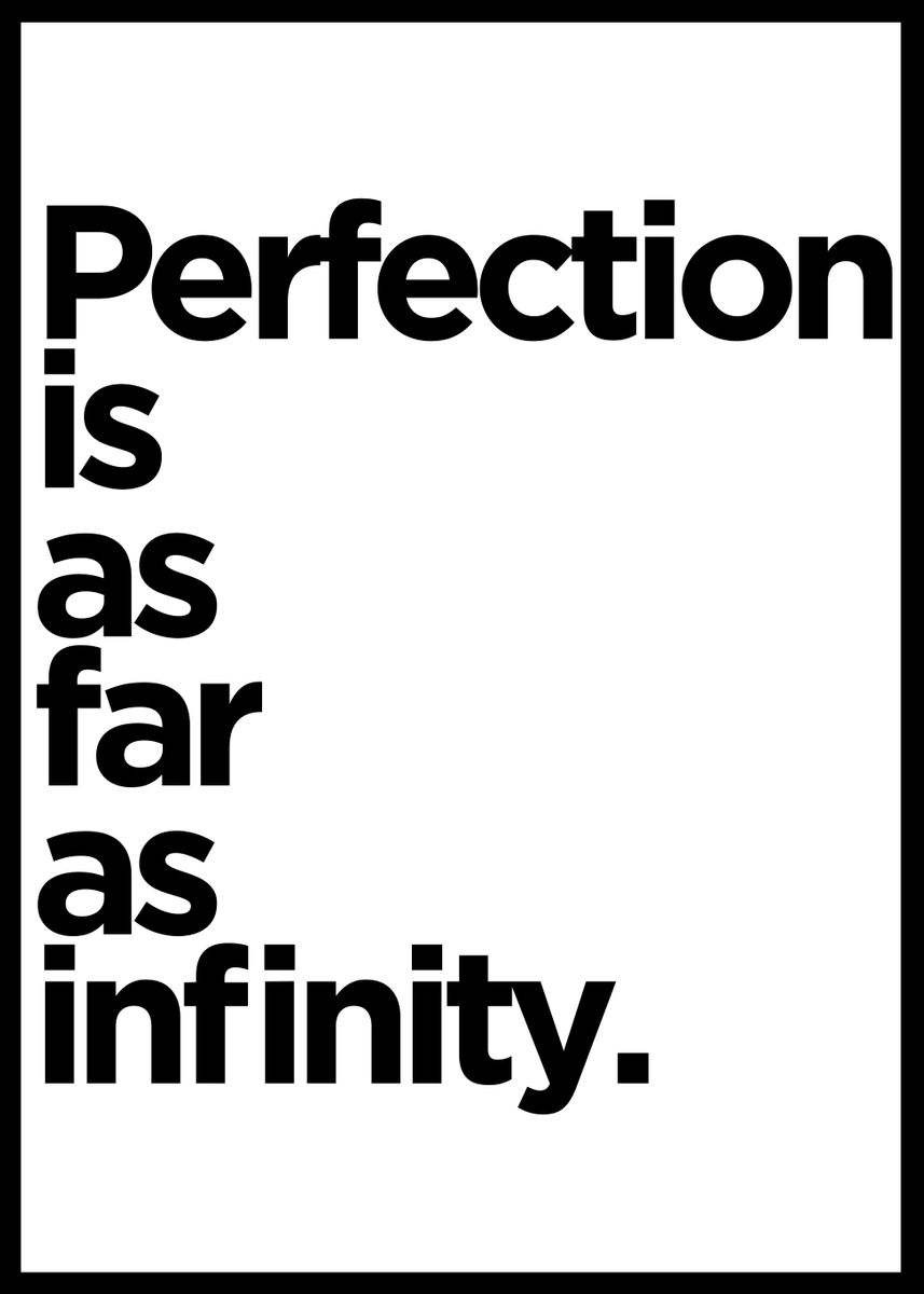 'Perfection' Poster, picture, metal print, paint by Tatjana Geyr | Displate