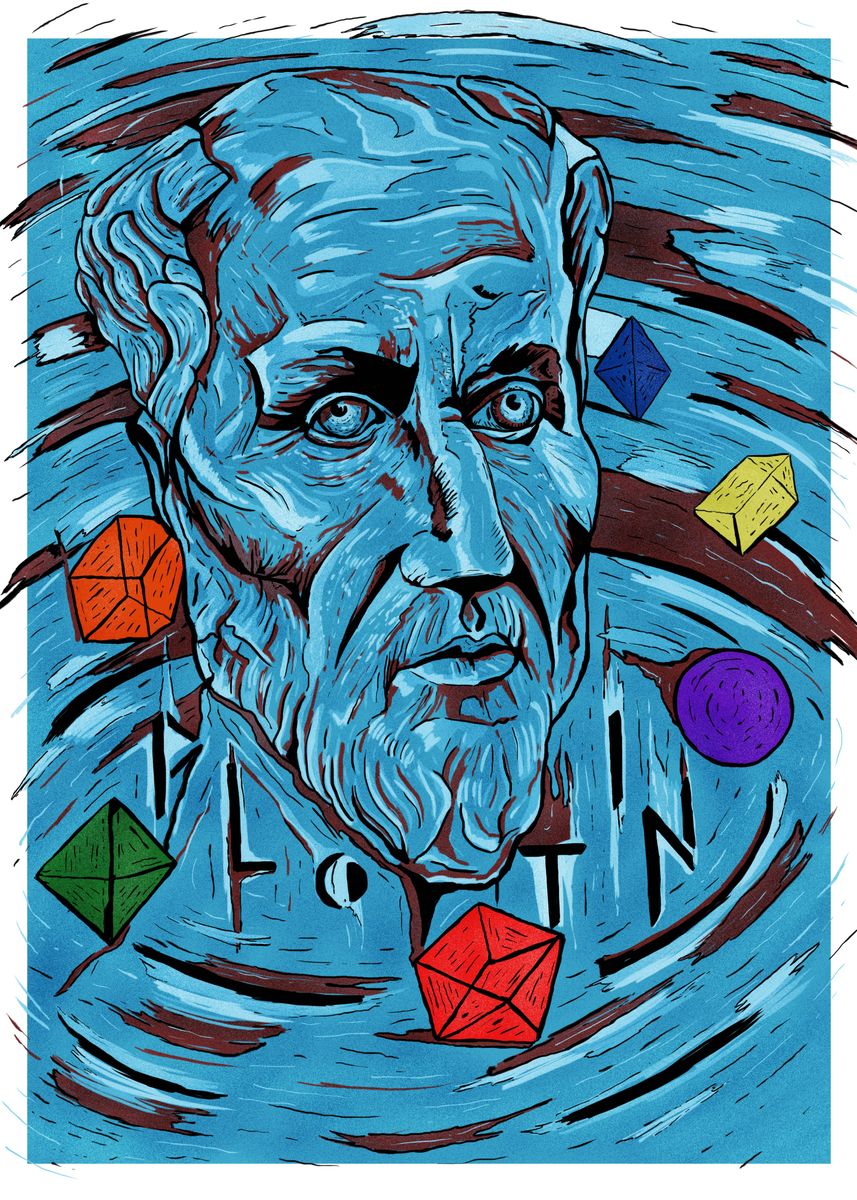 'Plotin' Poster, picture, metal print, paint by | Displate