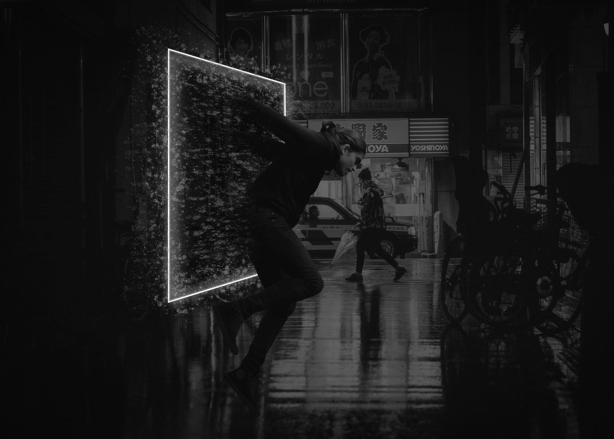 'Teleport' Poster by Nina Petek | Displate