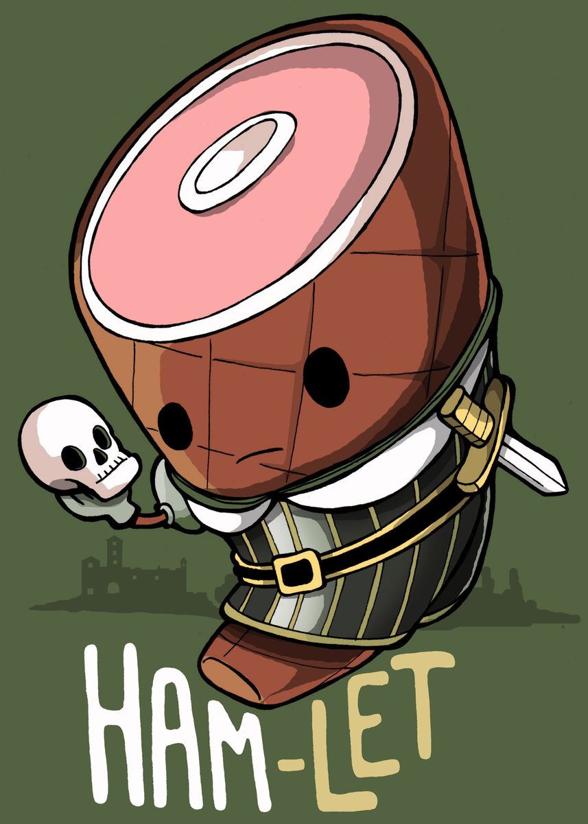 'HamLet' Poster, picture, metal print, paint by Valentina Fabbri | Displate