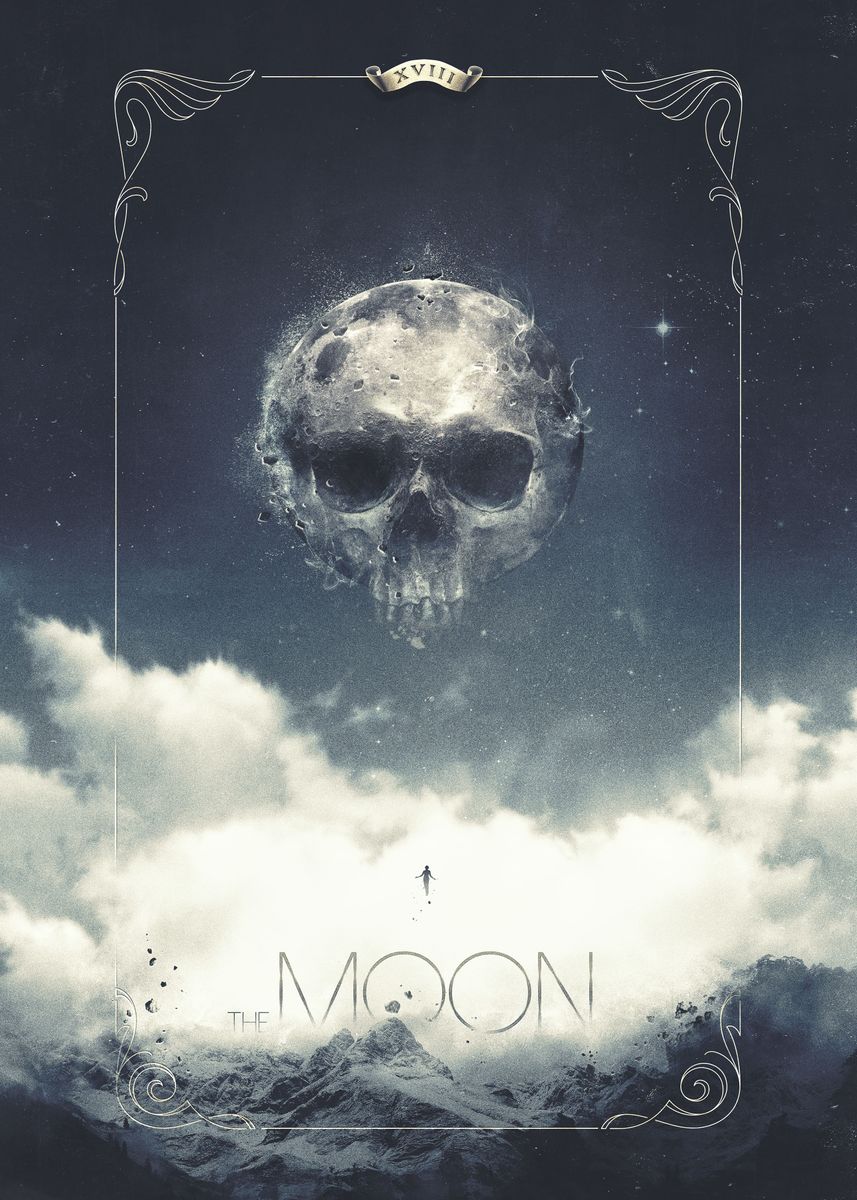 'The Moon' Poster by Barrett Biggers | Displate