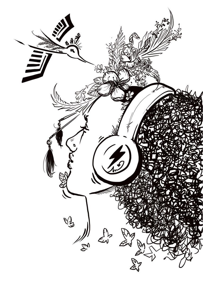 'Replaying' Poster, picture, metal print, paint by An Vi | Displate