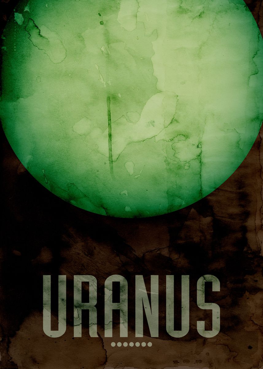 'The Planet Uranus' Poster by Michael Tompsett | Displate