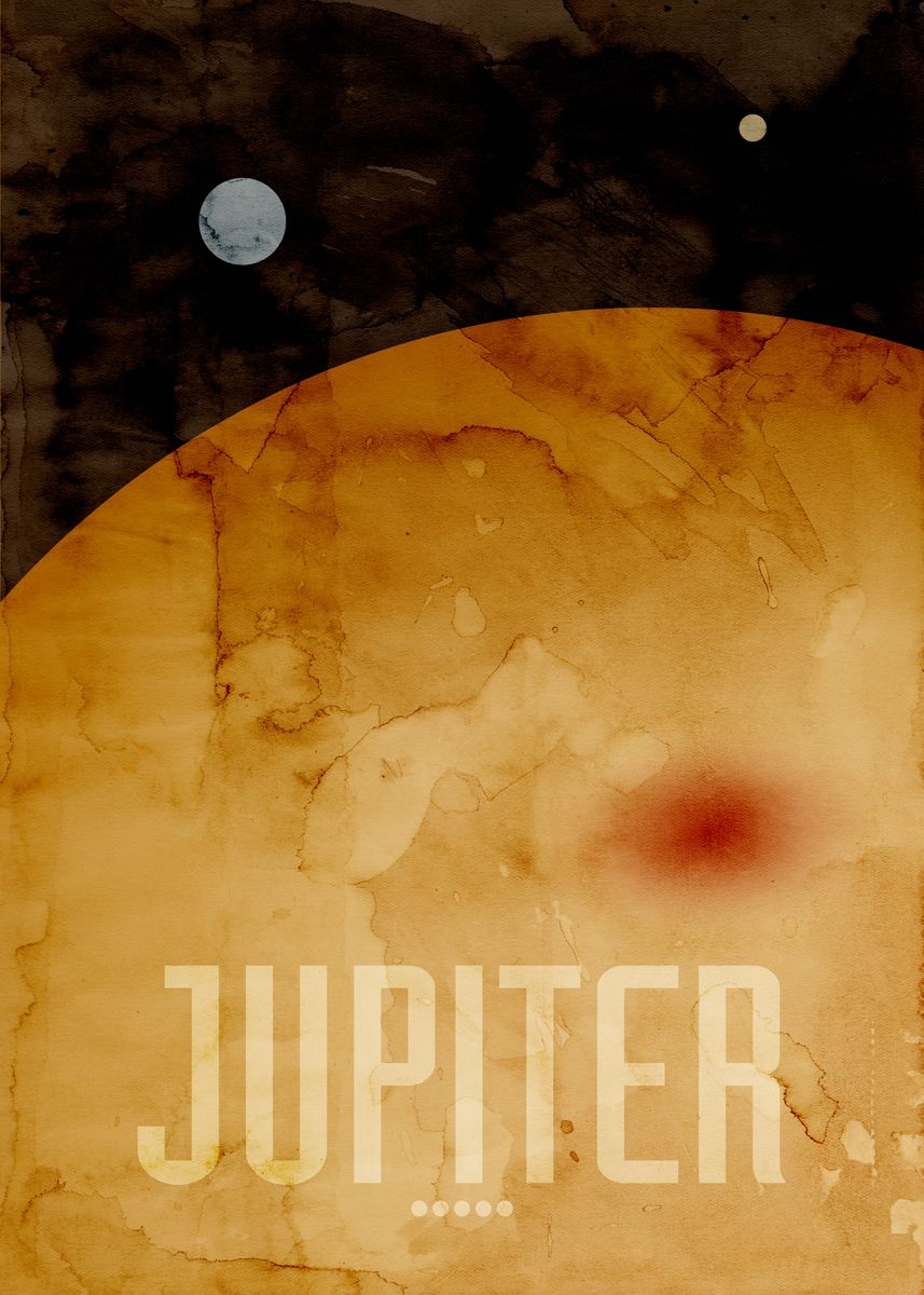 'The Planet Jupiter' Poster, picture, metal print, paint by Michael ...