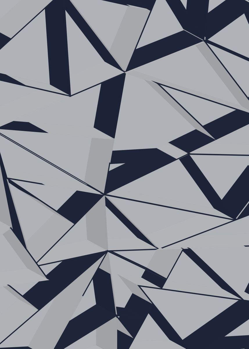 '3D Futuristic GEO' Poster, picture, metal print, paint by Amir Faysal ...