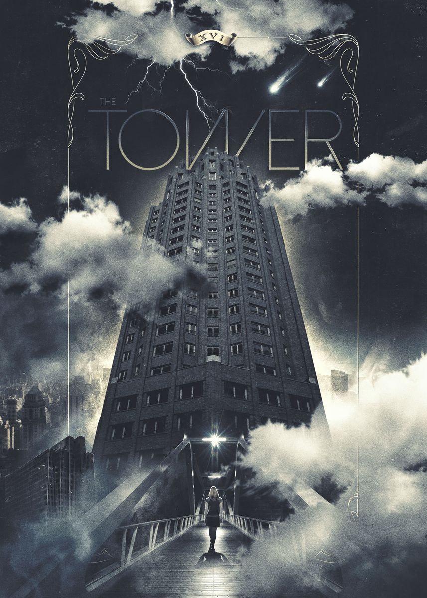 'The Tower' Poster, picture, metal print, paint by Barrett Biggers ...