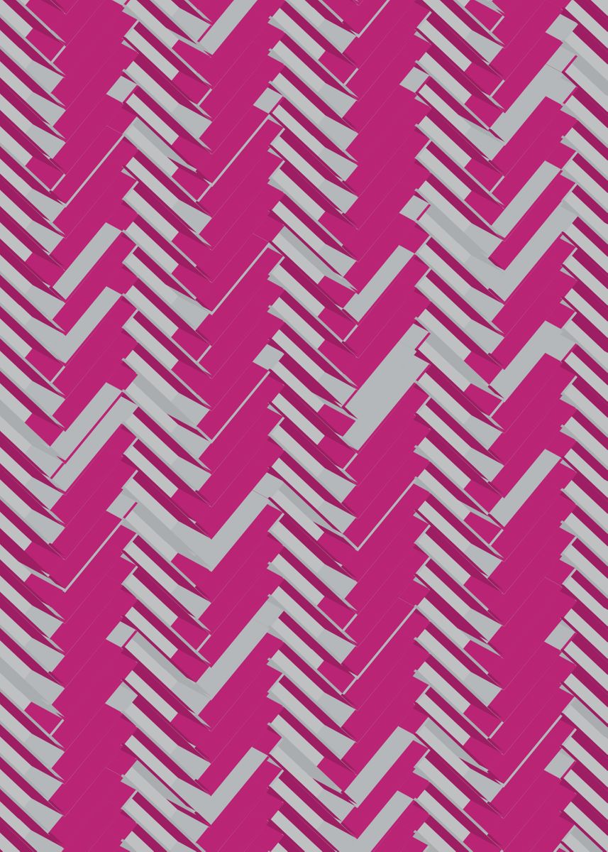 '3d Chevron' Poster by Amir Faysal | Displate