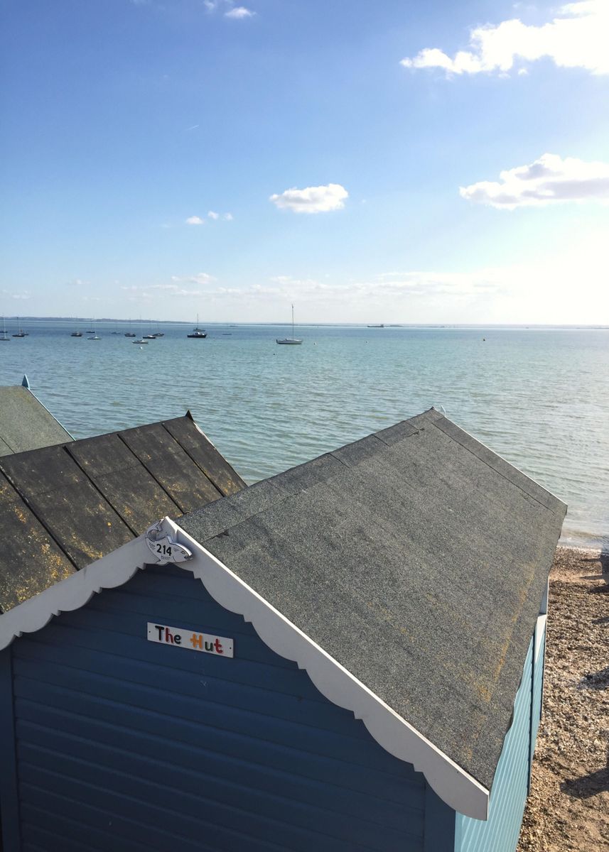 'The Beach Hut' Poster, picture, metal print, paint by Matteo ...