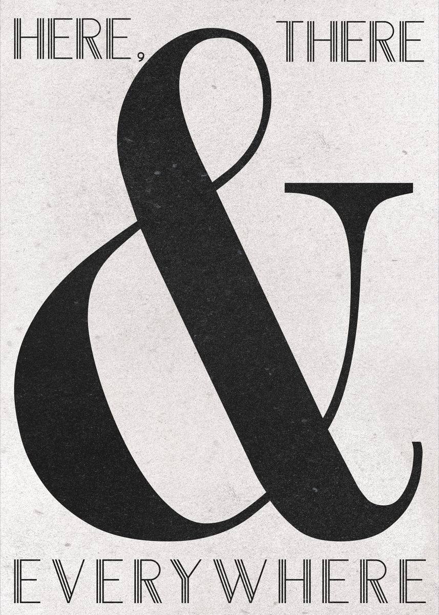 'Here There and Everywhere' Poster, picture, metal print, paint by NiBi ...