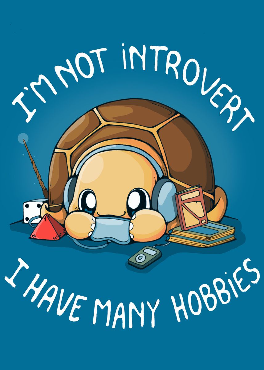 'Introvert' Poster, picture, metal print, paint by Valentina Fabbri ...