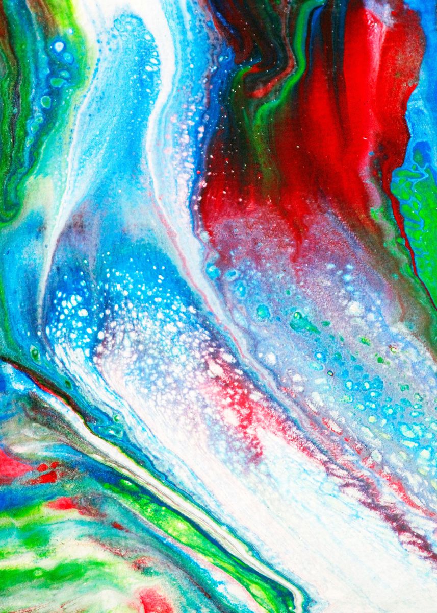 'Red Green' Poster by Petia Dimitrova | Displate