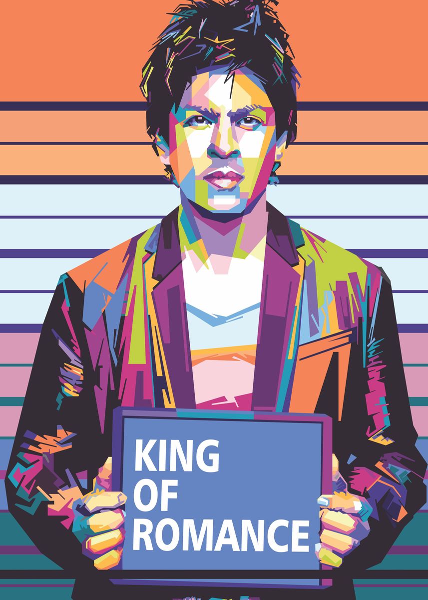'Shah Rukh Khan' Poster, picture, metal print, paint by Asad Asad ...