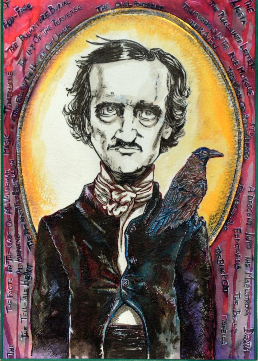 'Poe Faced' Poster by Steven Allan | Displate