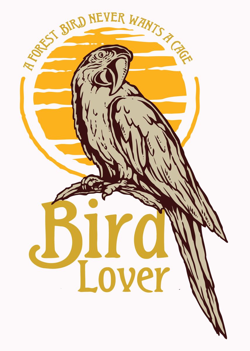 'Forest Bird' Poster, picture, metal print, paint by Enchanted Elm ...