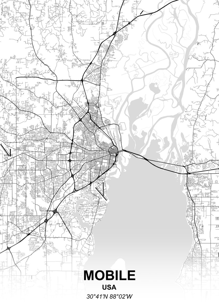 'MOBILE USA' Poster by Iwoko | Displate