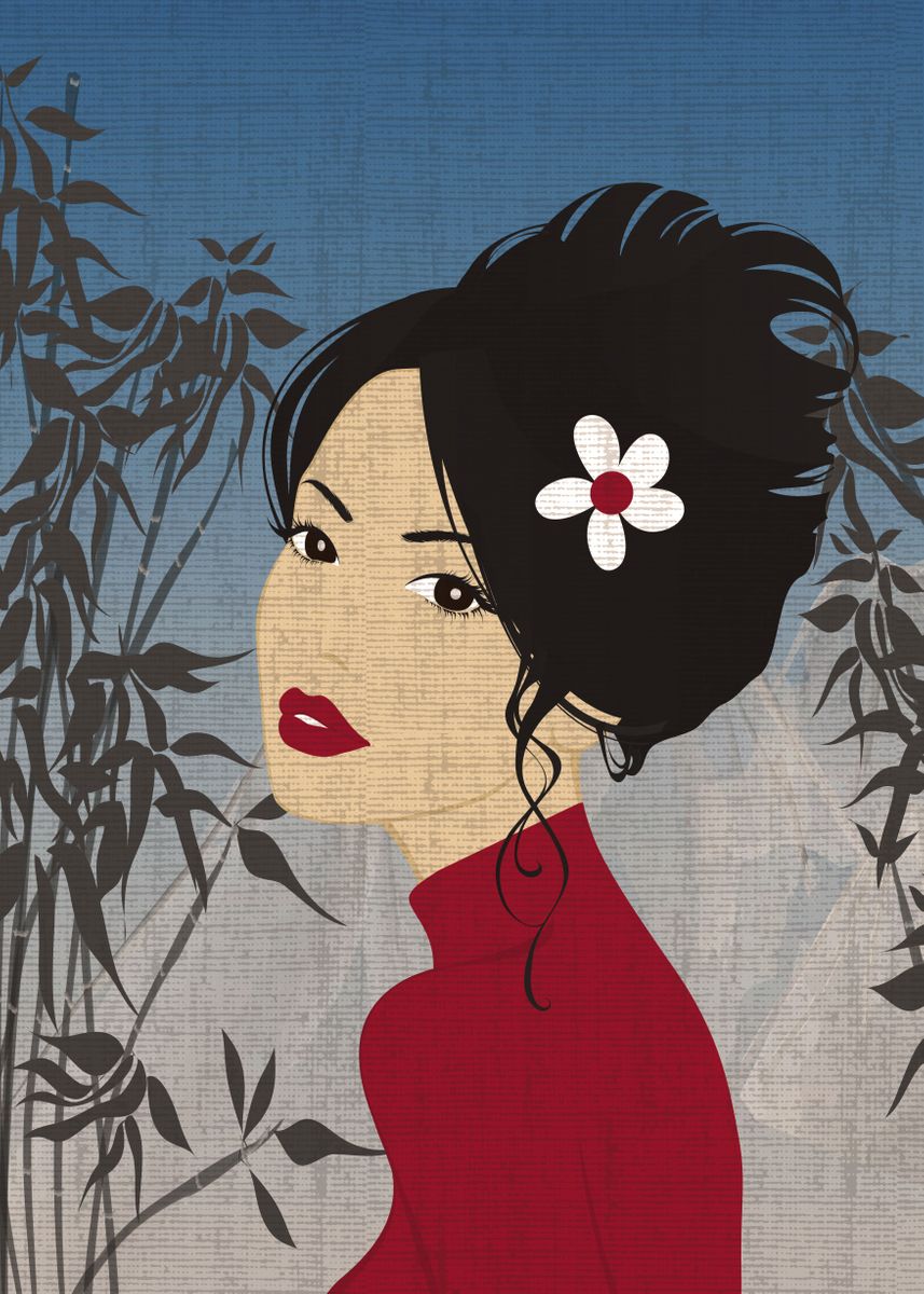 'Dama' Poster by zaida patricia Pinzon pinzon | Displate