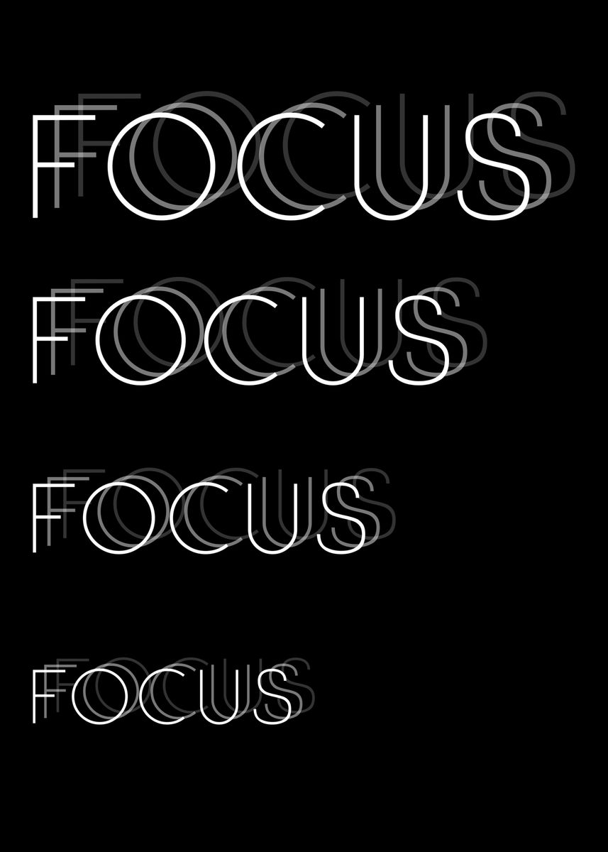 'Focus' Poster by Ehab Shehadeh | Displate