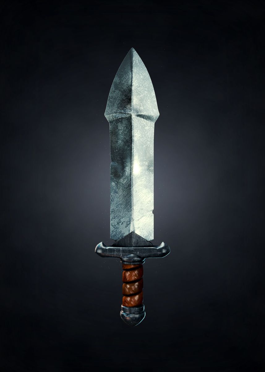 'Sword of the town guard' Poster, picture, metal print, paint by Artkal ...