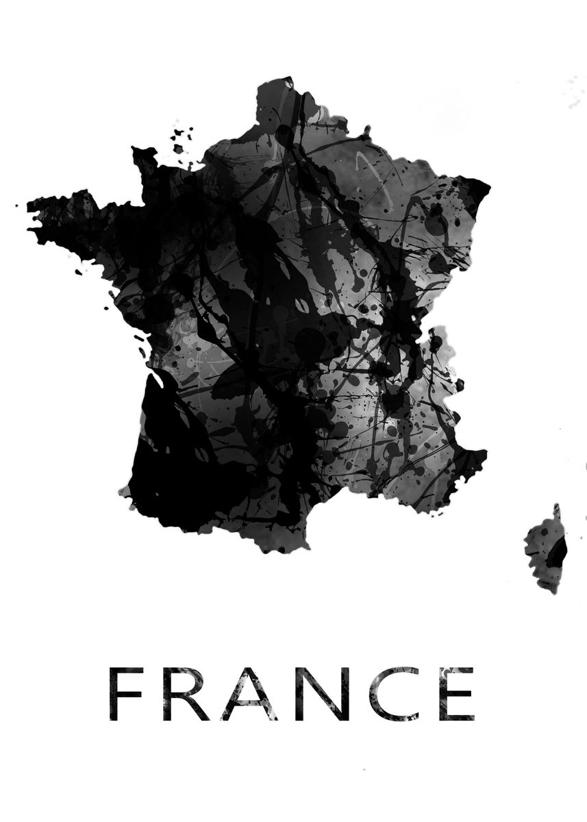 'France' Poster by Jesper Hvilsted | Displate