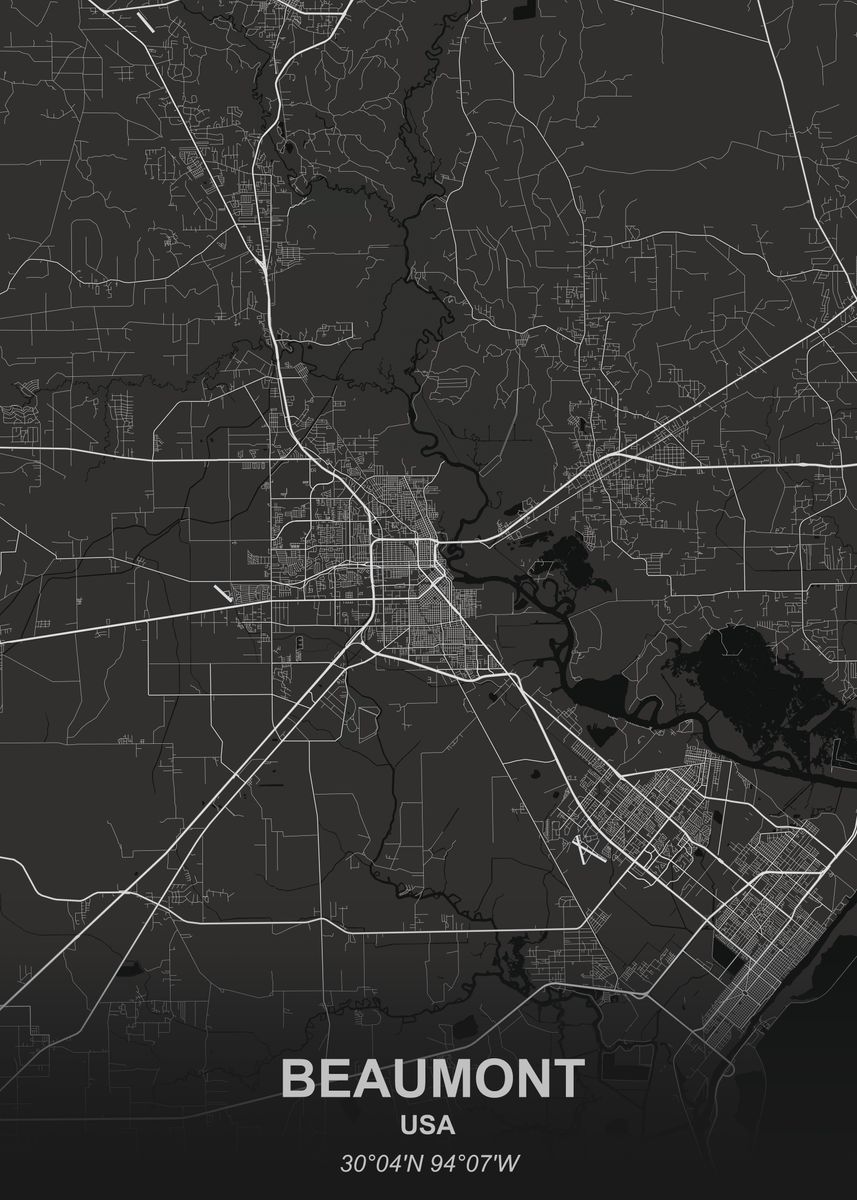 'BEAUMONT USA' Poster, picture, metal print, paint by Iwoko | Displate