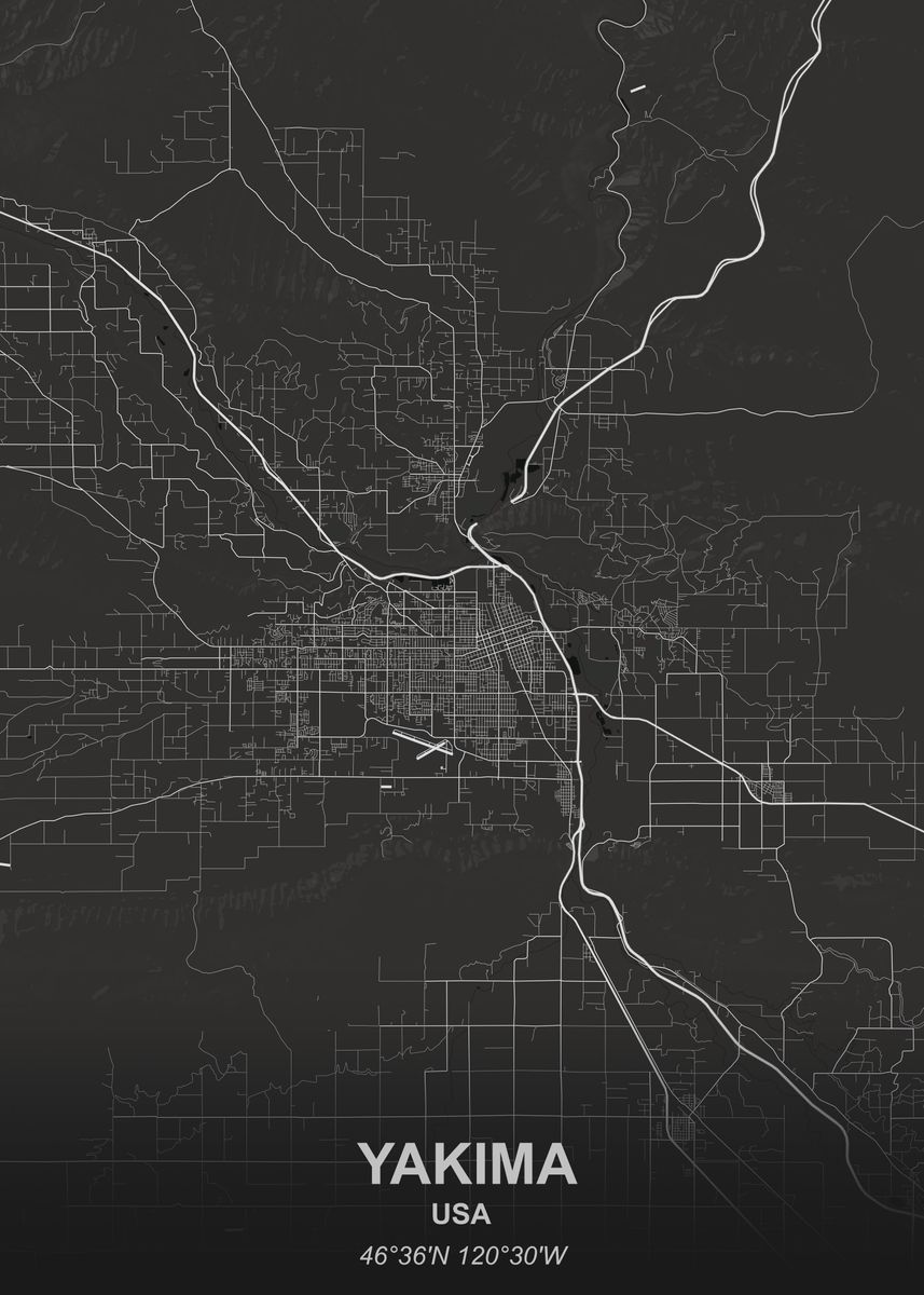 'YAKIMA USA' Poster by Iwoko | Displate