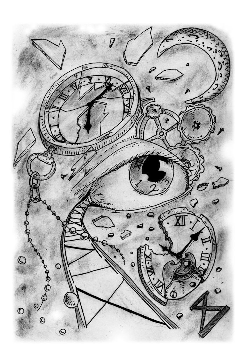 'Lost In Time' Poster, picture, metal print, paint by Matthew Hagland ...