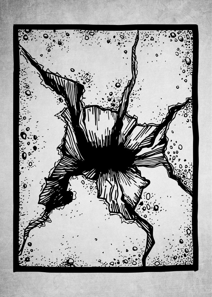 'Whats Cracking' Poster, picture, metal print, paint by Kaisa Holsting ...