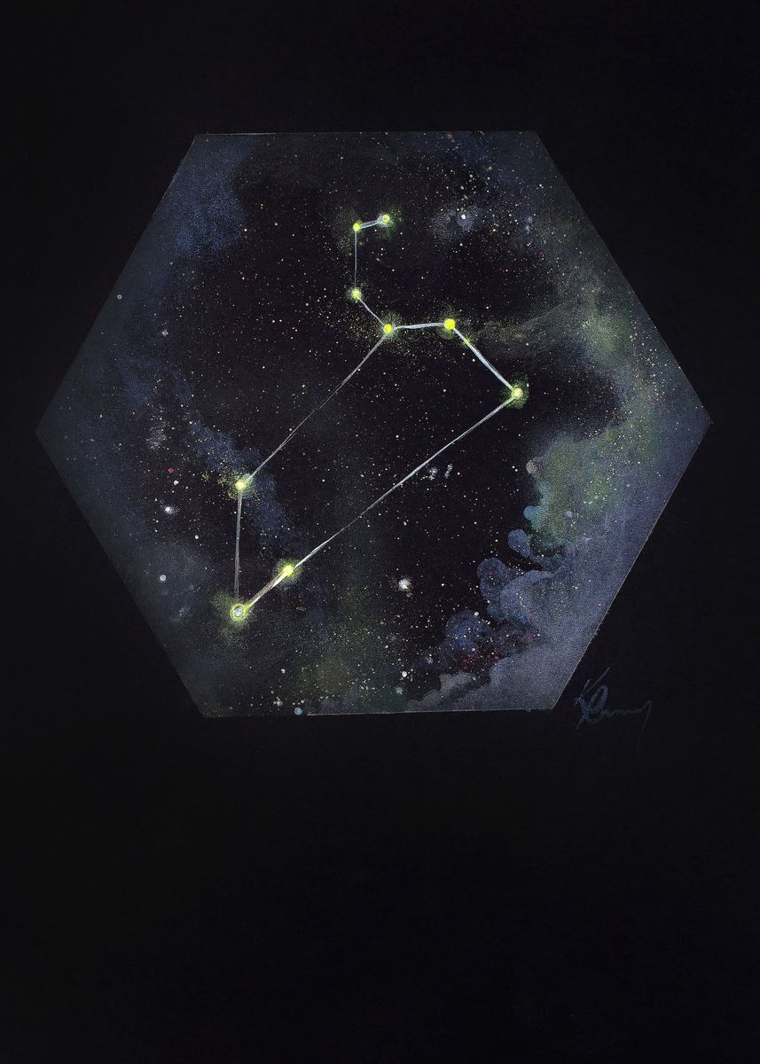 'Leo' Poster, picture, metal print, paint by Kat Ramsey | Displate