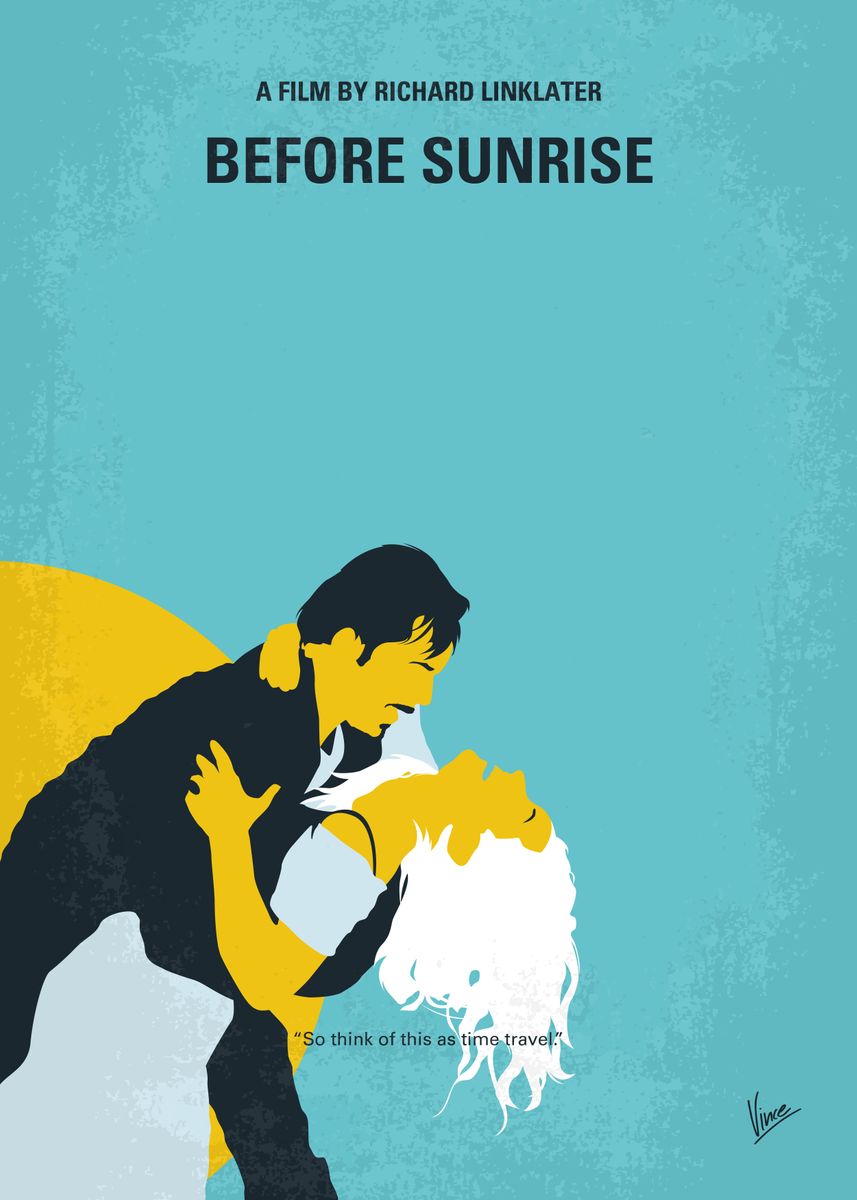 'No1011 My Before Sunrise' Poster, picture, metal print, paint by ...