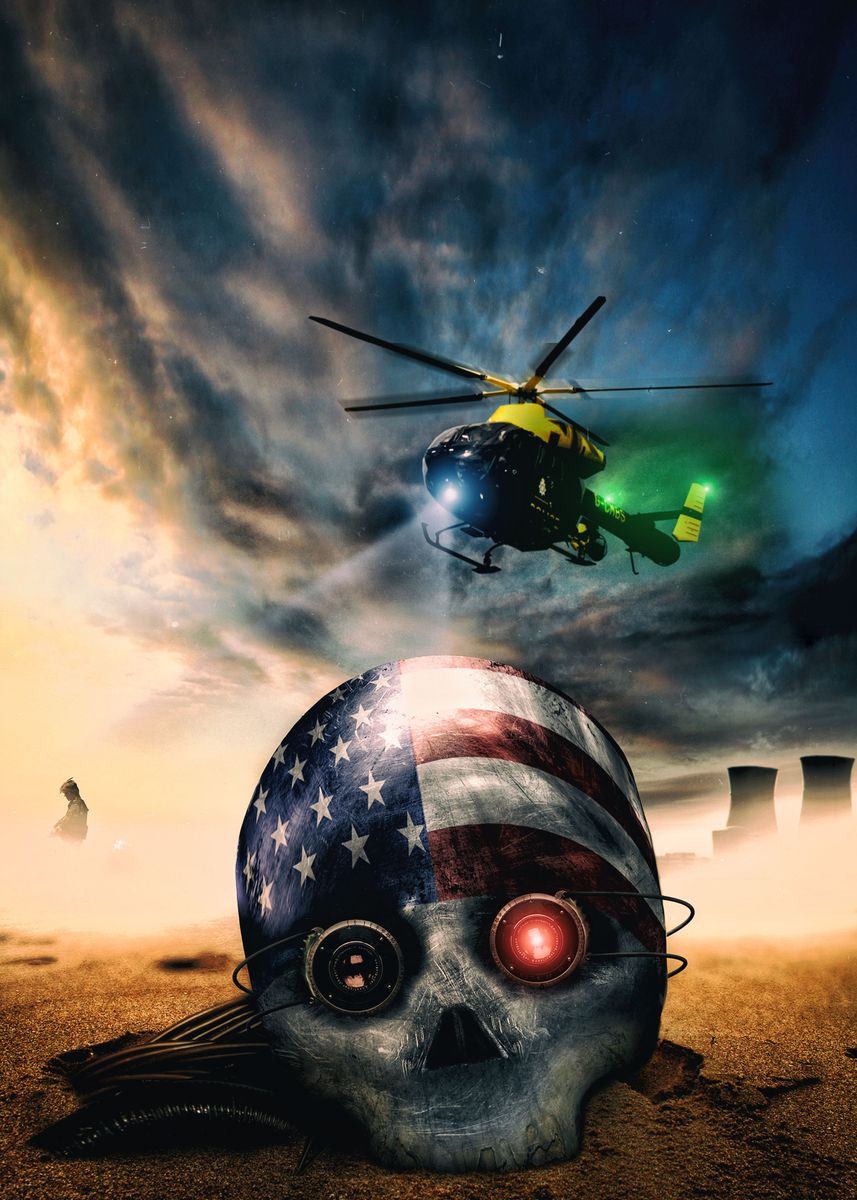 'MARK 13 battle robot' Poster, picture, metal print, paint by Little ...