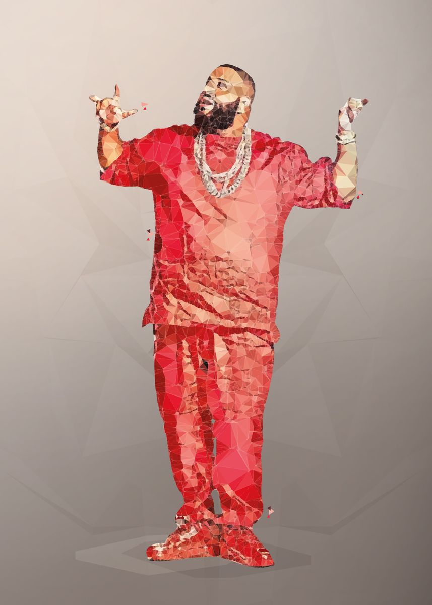 'Khaled' Poster, picture, metal print, paint by Don Mario | Displate