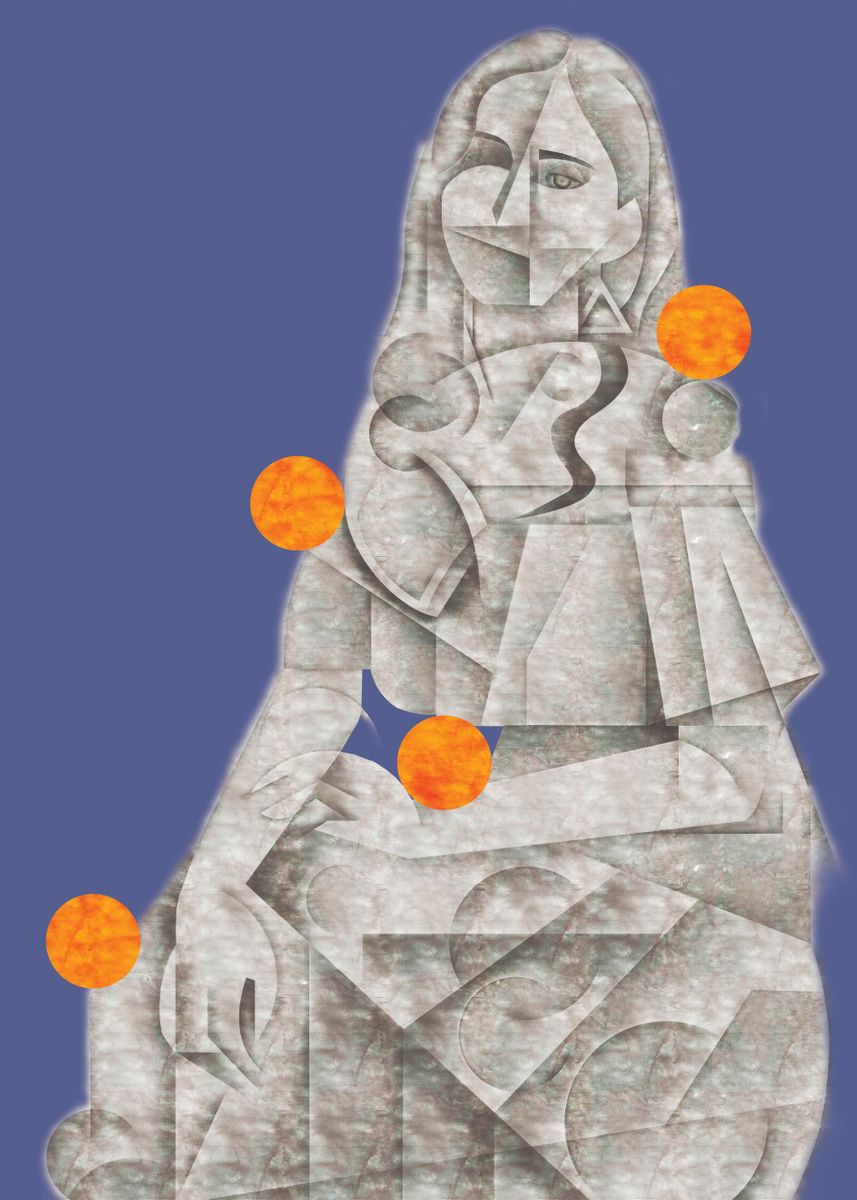 'Sad Queen' Poster, picture, metal print, paint by Kullawat ...