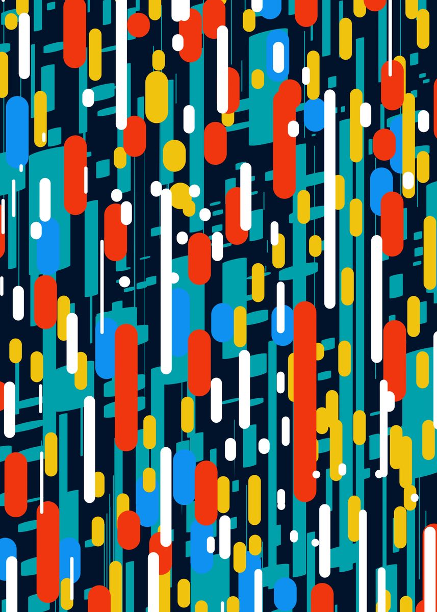 'fifties overload 5' Poster, picture, metal print, paint by Kharma Zero ...