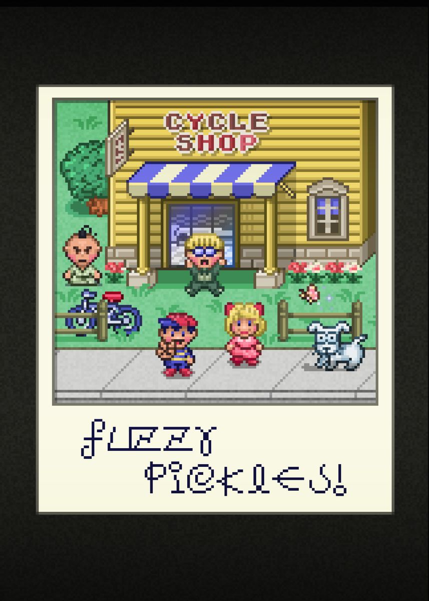 'Fuzzy Pickles' Poster, picture, metal print, paint by Kari Likelikes ...