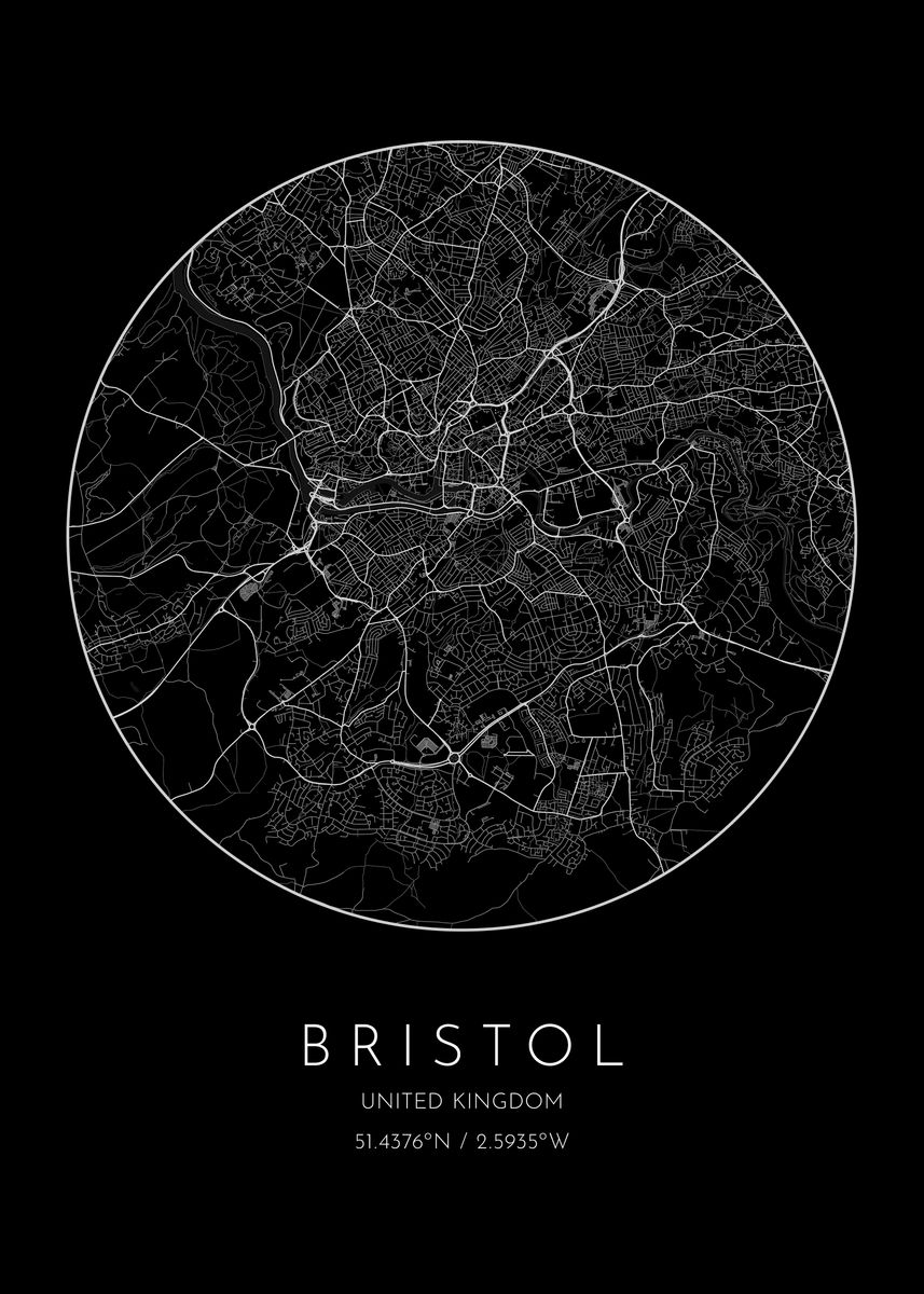 'Bristol United Kingdom' Poster by Yak Yak | Displate