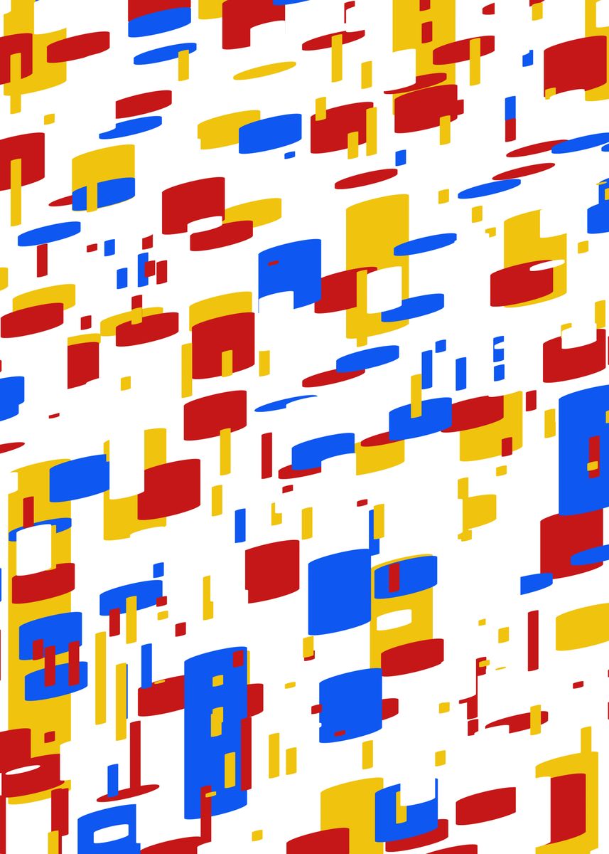 'fifties overload' Poster, picture, metal print, paint by Kharma Zero ...