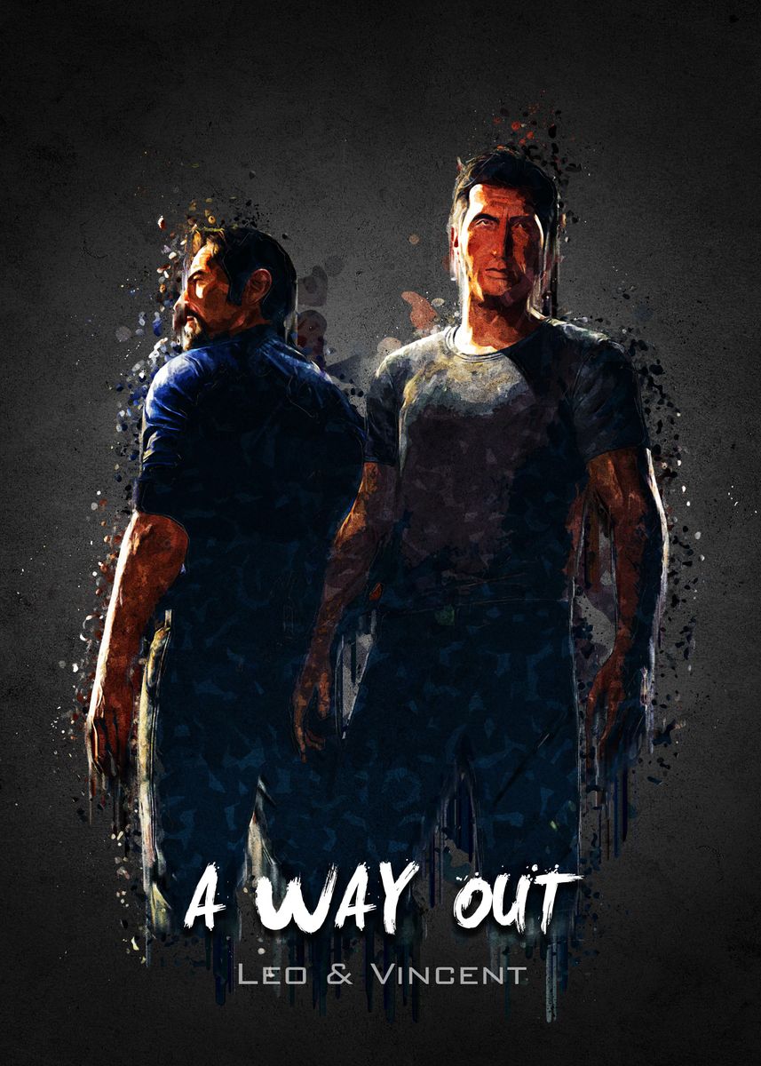 'A Way Out' Poster, picture, metal print, paint by Gab Fernando | Displate