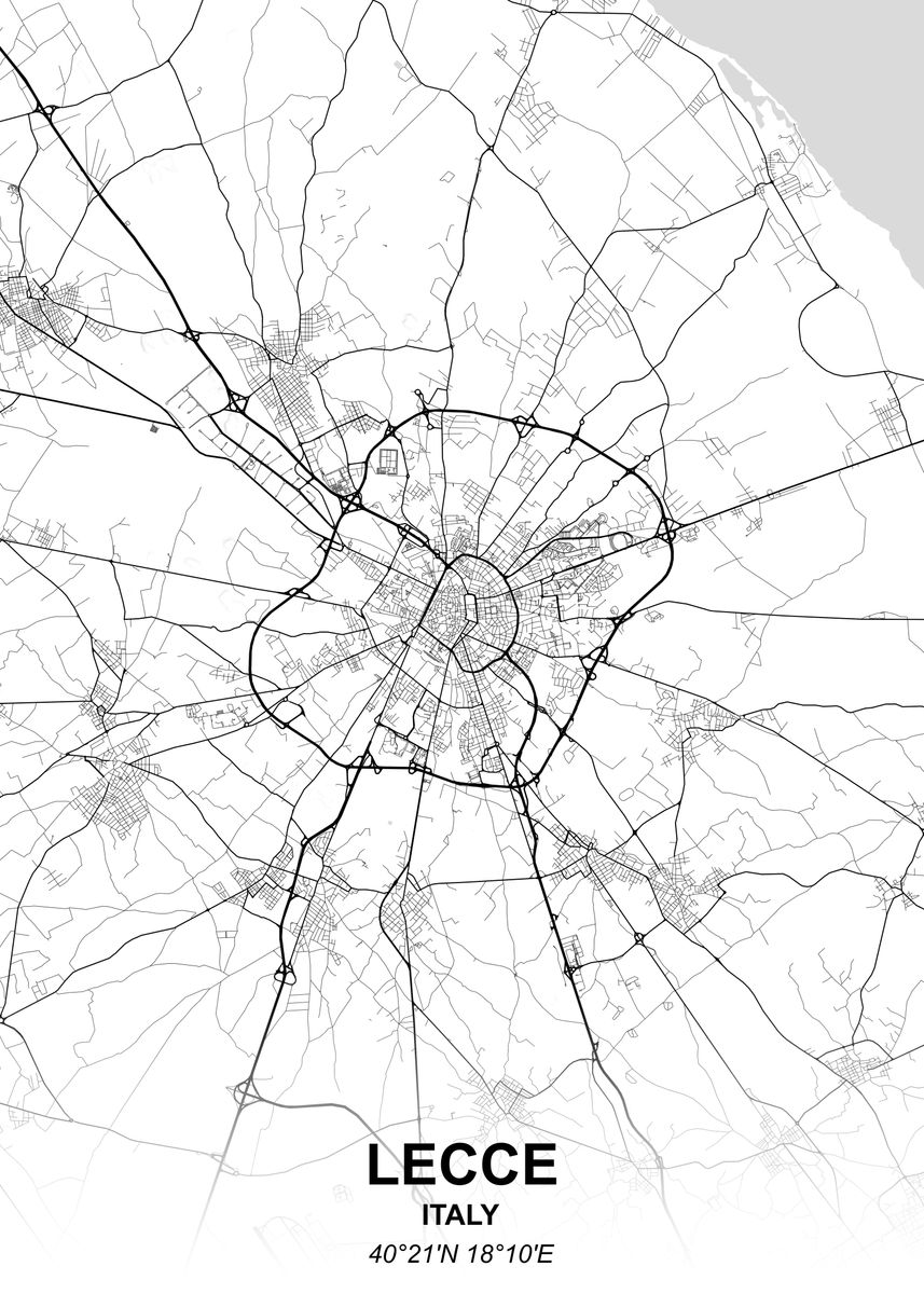 'LECCE ITALY' Poster by Iwoko | Displate