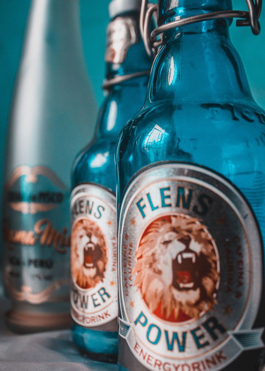 'BOTELLA' Poster, picture, metal print, paint by Aaron Rivas Barboza ...