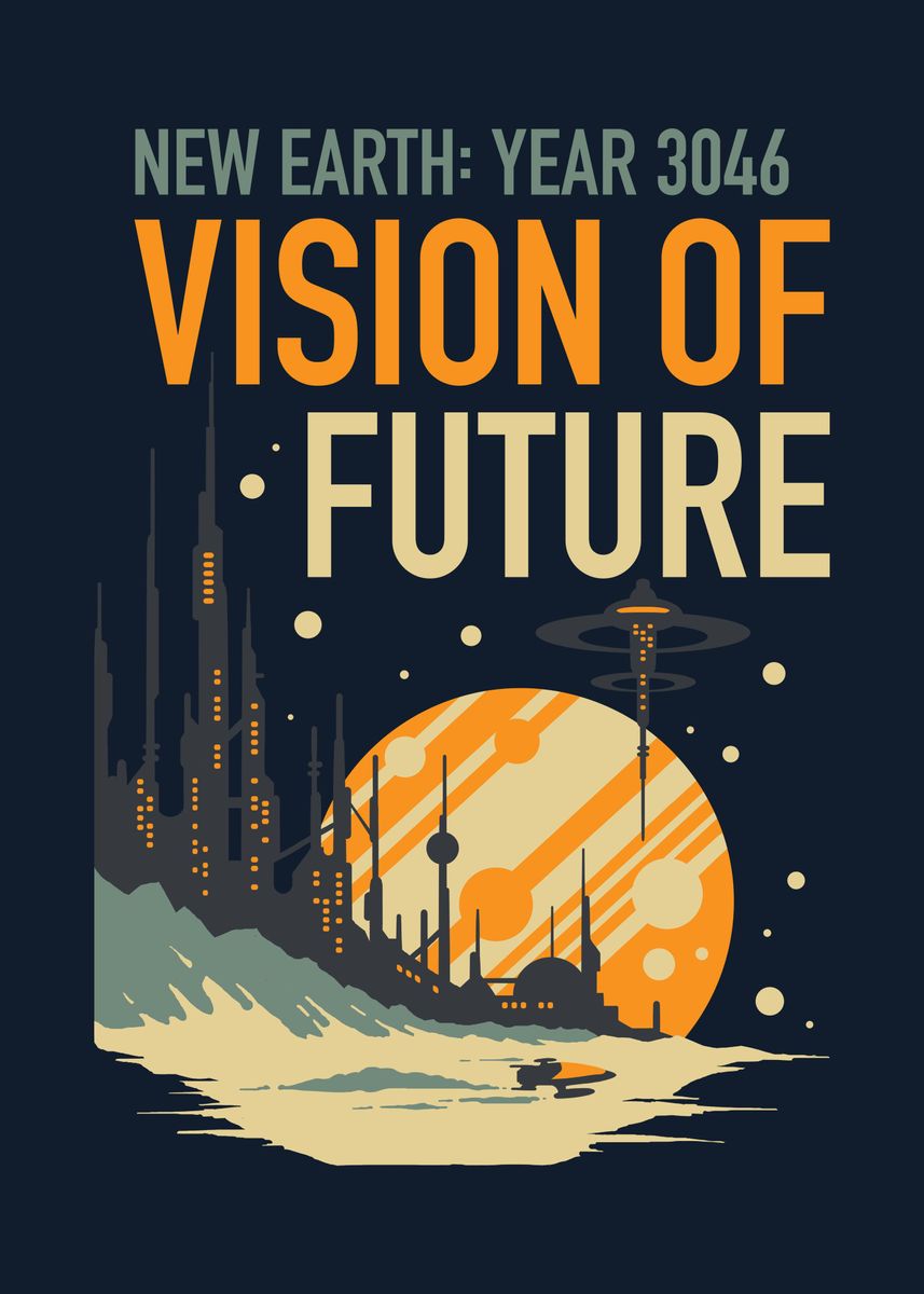 'Vision of Future' Poster, picture, metal print, paint by Steven Toang ...