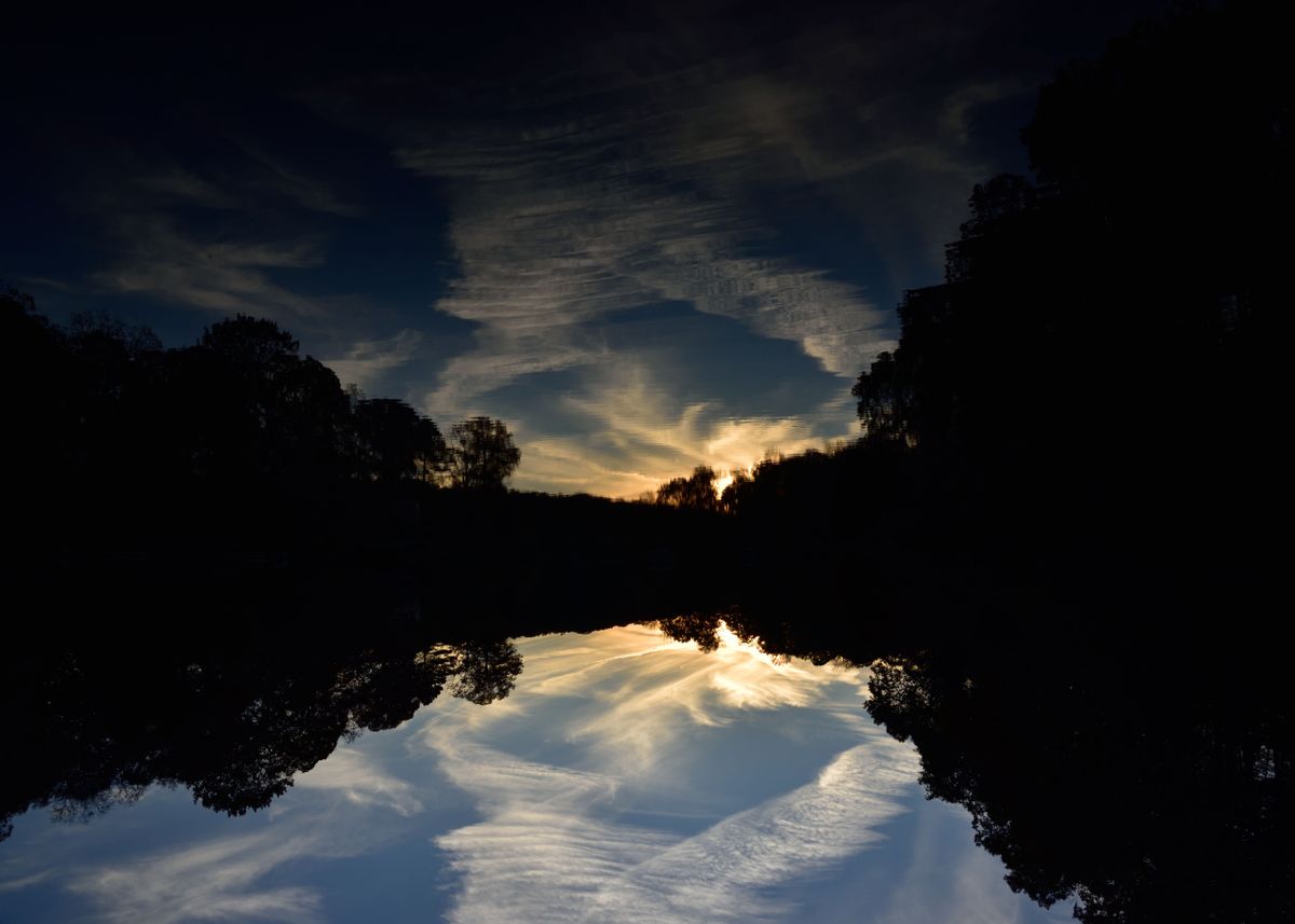 'painted sky' Poster by Timothy Cottam | Displate