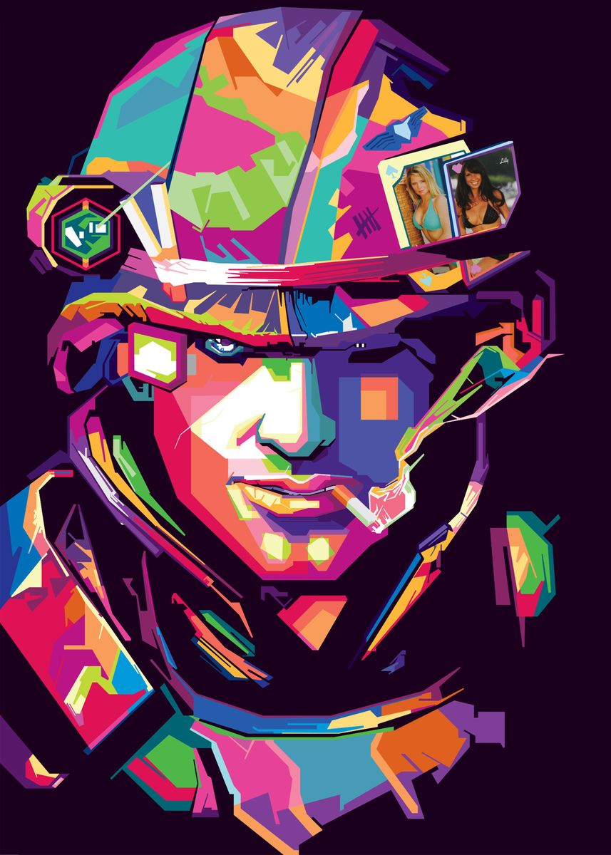 'Soldier' Poster, picture, metal print, paint by Asad Asad | Displate