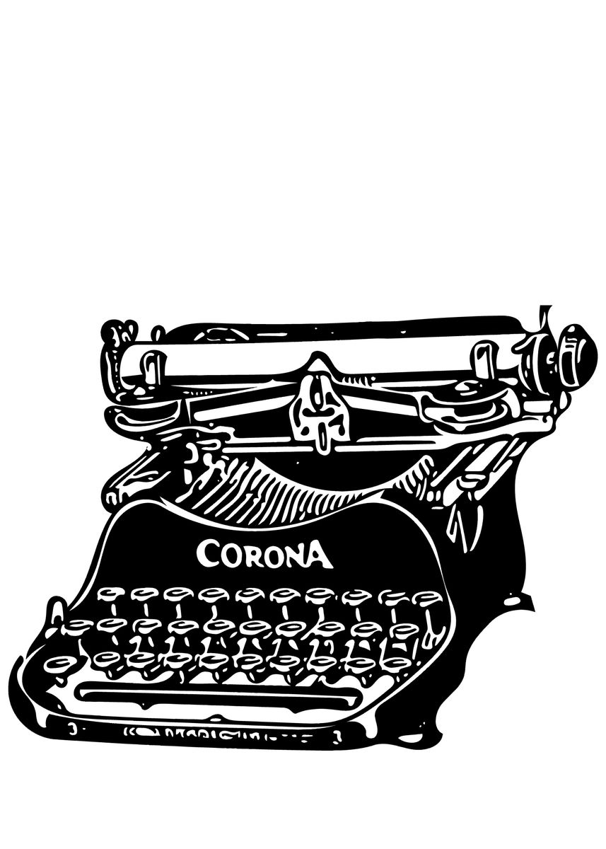 'Typewritter' Poster by RD | Displate