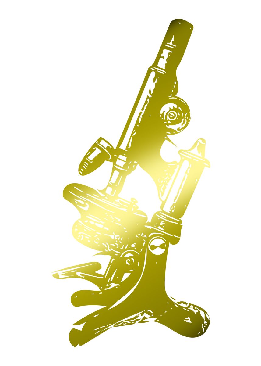 'Microscope' Poster, picture, metal print, paint by RD | Displate