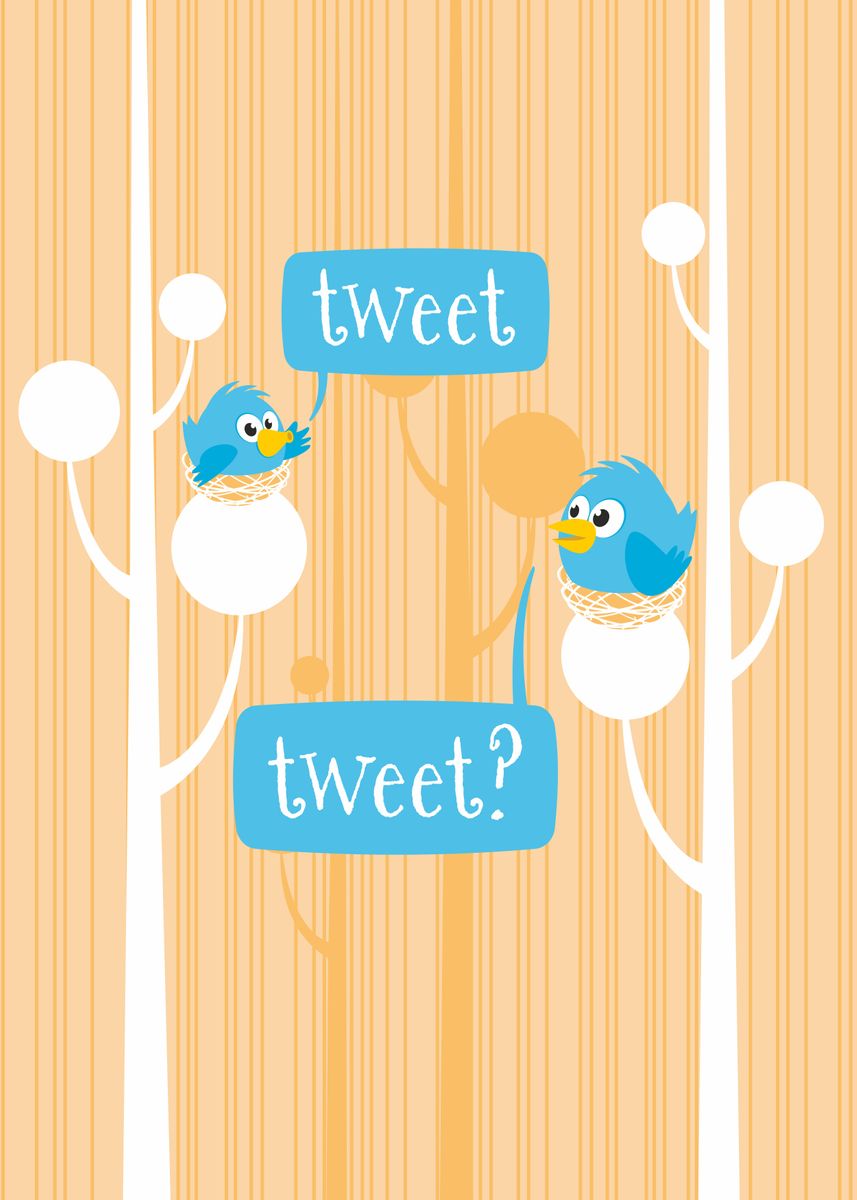 'Tweet' Poster by Jamie Lee | Displate