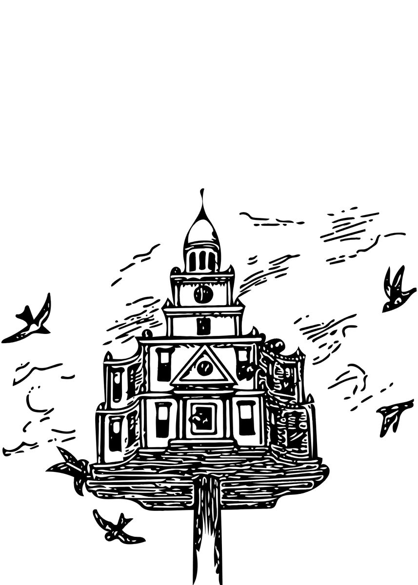 'Bird House' Poster, picture, metal print, paint by RD | Displate