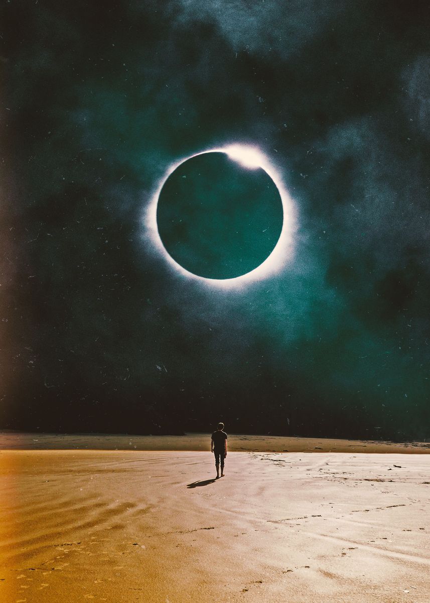 ' Returning To The Eclipse' Poster, picture, metal print, paint by seam ...