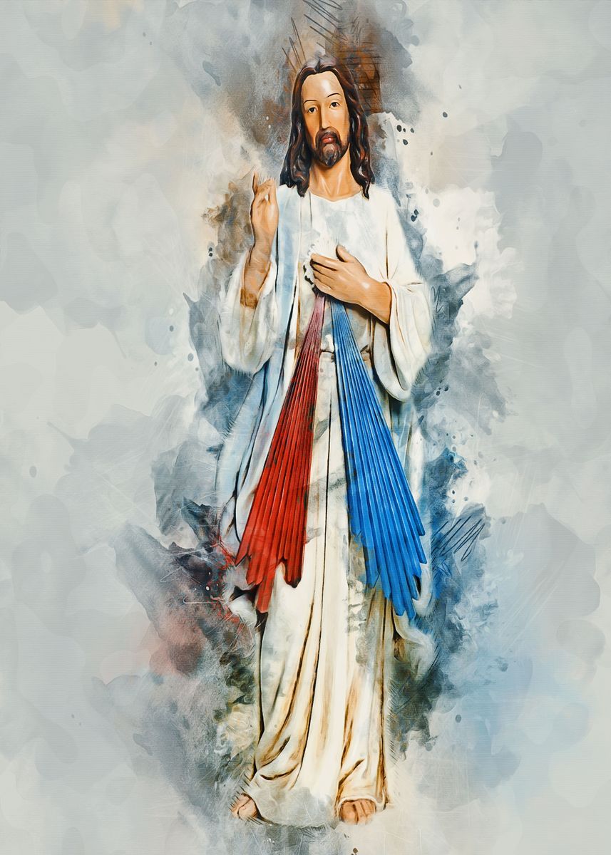 'Jesus Is With You' Poster by Ian Mitchell | Displate